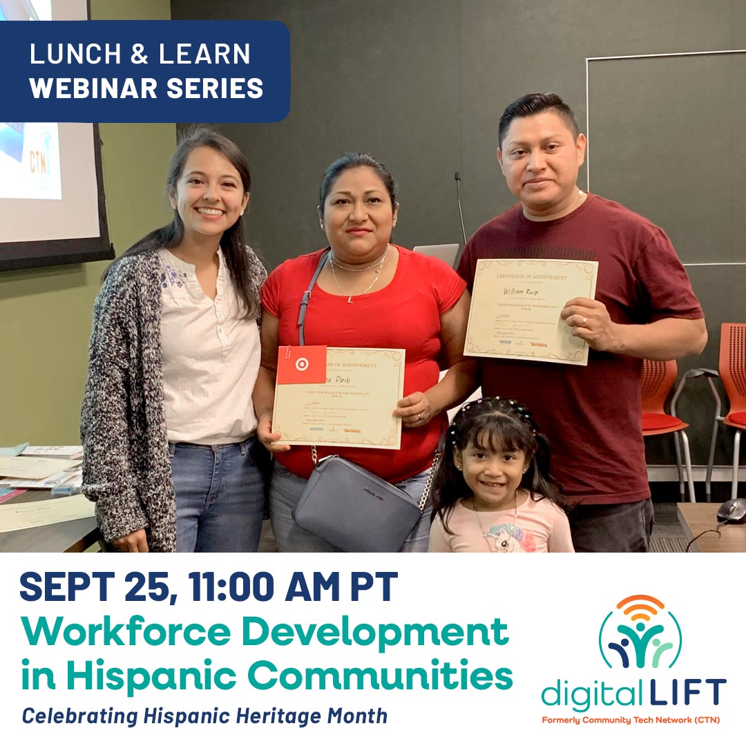 Lunch Learn Webinar Workforce Development In Hispanic Communities